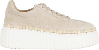 Hogan Femme, Chaussures, Brun, Taille: 35 EU H-Stripes Baskets
