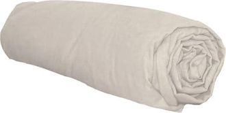 Tradilinge Drap Housse en Flanelle Flanelle/Coton Beige 140x190 cm