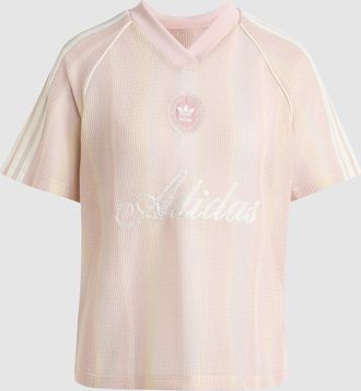 adidas Tee-Shirt Knit Jersey Multicolor/Sandy Pink, Capsule Summer Glow