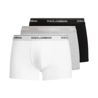Dolce & Gabbana 3er-Pack Regular-Fit Stretch Jersey Boxershorts - - Underwear - Herren - Mehrfarbig - M