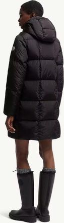 Moncler Quilted Down Down Coat - Black