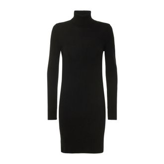 Michael Kors Eleganter Strickkleid - - Dresses - Damen - Schwarzk - XS