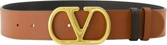 Valentino Garavani Femme, Accessoires, Brun, Taille: 75 CM VLogo Signature Reversible Belt