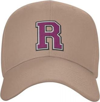 Generic Casquette de baseball personnalis&eacute;e rose lettre R casquette de baseball hommes femmes chapeau papa chapeau streetwear cadeau