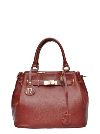 Isabella Rhea Rot Rindsledertasche