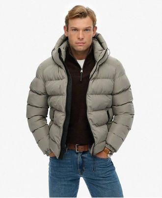 Superdry Veste matelass&eacute;e &agrave; capuche pour le sport