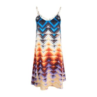 Paco Rabanne Elegantes Multicolor Midi Kleid - - Dresses - Damen - Mehrfarbig - L