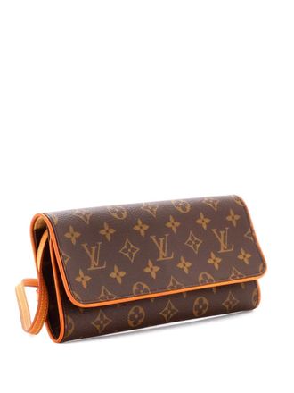 Louis Vuitton Twin Handbag Monogram Canvas GM crossbody bag - Braun