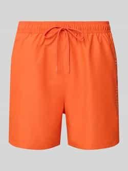 Tommy Hilfiger Regular Fit Badeshorts mit Label Stitching