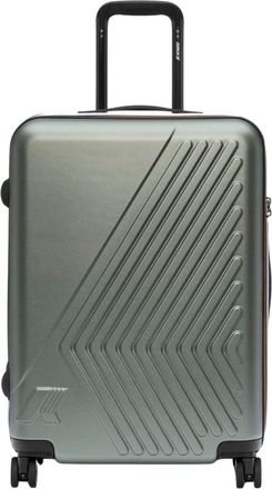 K-Way unisex, Valises, Vert, Taille: ONE Size Eudoxieur Logo Trolley Medio