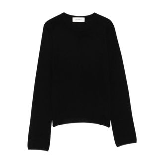 Lisa Yang Fein gestrickter Pullover mit Rundhalsausschnitt - - Knitwear - Damen - Schwarzk - XS