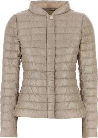 Herno Femme, Vestes, Beige, Taille: 40 FR Elena Short Down Jacket