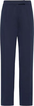 Calvin Klein pantalon à design plissé - Bleu