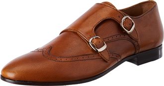 Lottusse Herren Ll07346-003 Mönch-Schnallenschuh, braun, 44 EU