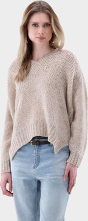van Laack Pullover mit V-Aussschnitt oversized