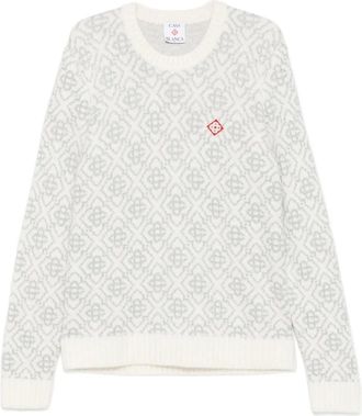 Casablanca pull à logo imprimé