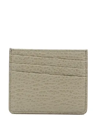 Maison Margiela porte-cartes à détails de coutures - Gris
