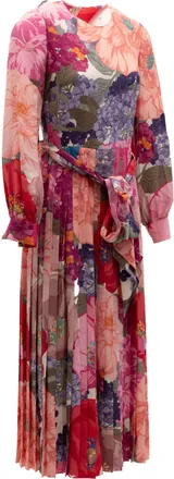 Valentino Garavani Multi-Floral Women Dress Purple