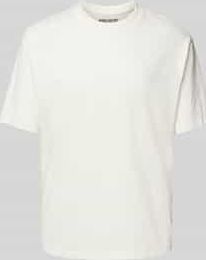 Mc Neal T-Shirt mit geripptem Rundhalsausschnitt