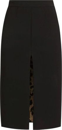 Dolce & Gabbana Femme, Jupes, Noir, Taille: 36 FR Midi Skirt