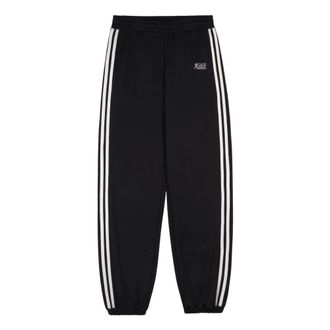 Sporty & Rich Sportliche Track Pants 90er Stil - - Trousers - Damen - Schwarzk - S