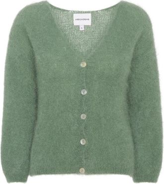 Americandreams Americandreams, Femme, Pulls, Vert, Taille: 44 FR Cornelia LS Cardigan