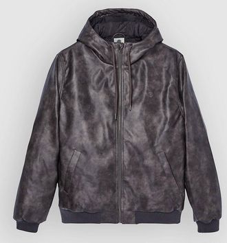 Element Dulcey Vegan Leather Jacke marble off black