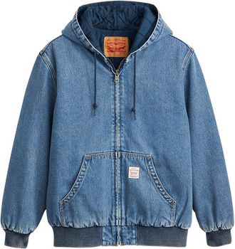 Levi's Potrero Denim Hoodie Jacke Jacke Herren, Med Indigo - Worn In (0007), M
