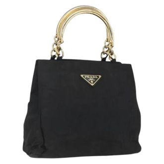 Prada Pre-owned Nylon Handbag - - Pre-owned - Damen - Schwarzk - ONE SIZE