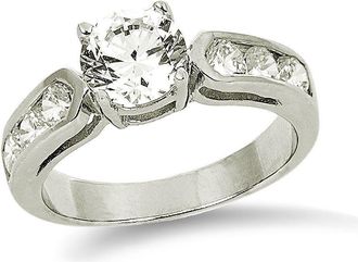 Orphelia Alvina Damen Ring Silber mit Zirkonia