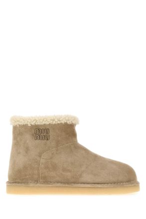 Miu Miu Ankle Boot - Beige