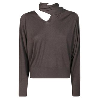 Incotex GC Over Fit Stylisches Hemd - - Knitwear - Damen - Braun - M