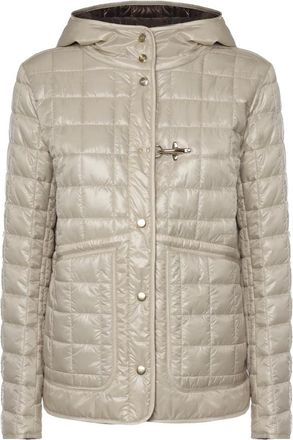 Fay Femme, Vestes, Brun, Taille: 38 FR Veste matelass&eacute;e &agrave; capuche