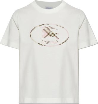 Burberry Femme, Tops, Blanc, Taille: 44 FR Frankie T-shirt