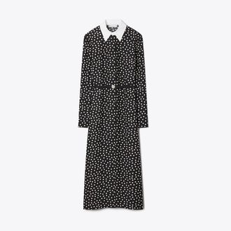 Tory Burch Bedrucktes Hemdkleid aus Seide