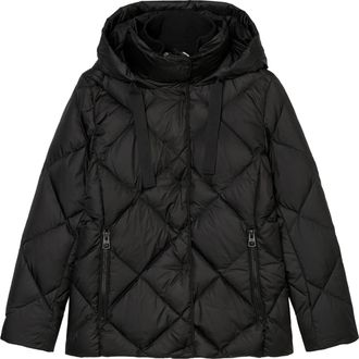 Marc O'Polo Damen 309032970077_990_44 WOVEN OUTDOOR JACKETS, Schwarz, 44 EU