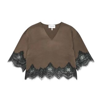 Munthe Hauts - Femme - Blouses et Chemises - Brun - Taille: 36 FR