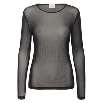 Kaffe KAchai T-Shirt - Femme - Tops - Noir - Taille: 44 FR