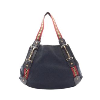 Gucci Pre-owned Sac Cabas Horsebit GG Canvas - Femme - Pre-owned - Noir - Taille: ONE Size