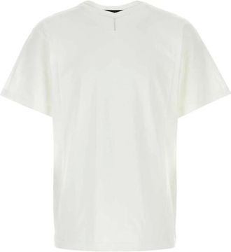 Y / Project Homme, Tops, Blanc, Taille: XL Asymmetric Neckline T-Shirt