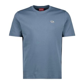 Diesel Homme, Tops, Bleu, Taille: XS T-shirt T-Adjust &agrave; col rond