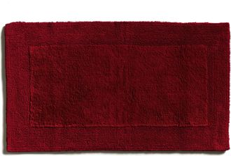 M&ouml;ve Loft Getuftete Badematte 60 x 100 cm aus 100% Baumwolle, Ruby