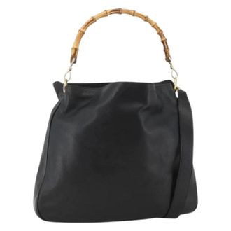 Gucci Pre-owned Cuir sacs-gucci - Femme - Pre-owned - Noir - Taille: ONE Size