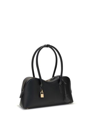 Stella McCartney Womens Medium Ryder Shoulder Bag Black Upper: Polyester; Nylon