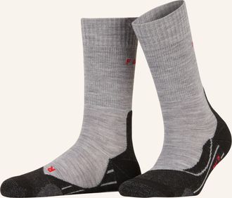 Falke Trekking-Socken tk2 Mit Merinowolle grau
