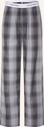 Calvin Klein Schlafhose Cotton Poplin grau