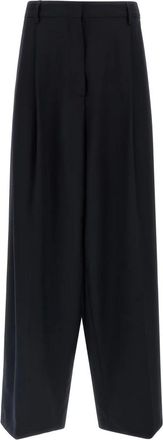 Fabiana Filippi Femme, Pantalons, Bleu, Taille: 34 FR Pantalon Fluide en Viscose