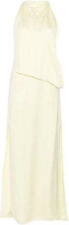 Sportmax Femme, Robes, Beige, Taille: 40 FR Robe Maxi Superpos&eacute;e Dos Nu