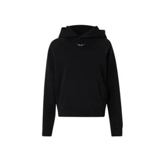Zadig&Voltaire Georgy Wings Strass Hoodie - - Sweatshirts & Hoodies - Damen - Schwarzk - S