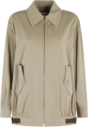 Semicouture Femme, Vestes, Brun, Taille: 38 FR Nives Bomber Jacket